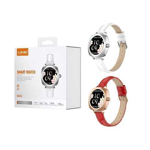 SMARTWATCH LDNIO SW03 DAMA PLATA/DORADO - La Tienda del Celular